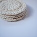 Cotton Boho Coasters // Set of 4 // Ready to Ship // Handmade Crochet ...