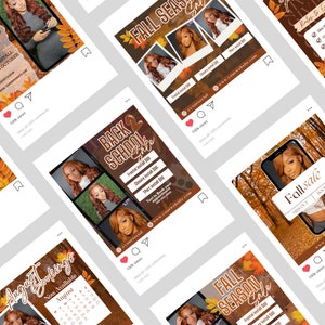 Fall Season Hair Flyer, DIY Instagram Template Design, Hair Flyer, Book ...