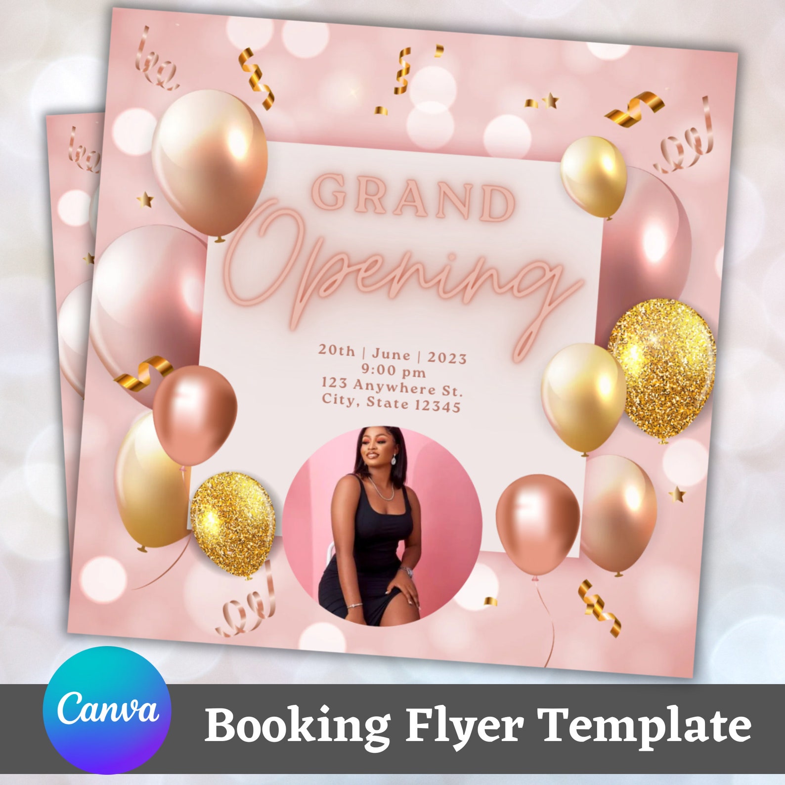 Grand Opening Flyer Template, DIY Flyer Design, Coming Soon Flyer ...