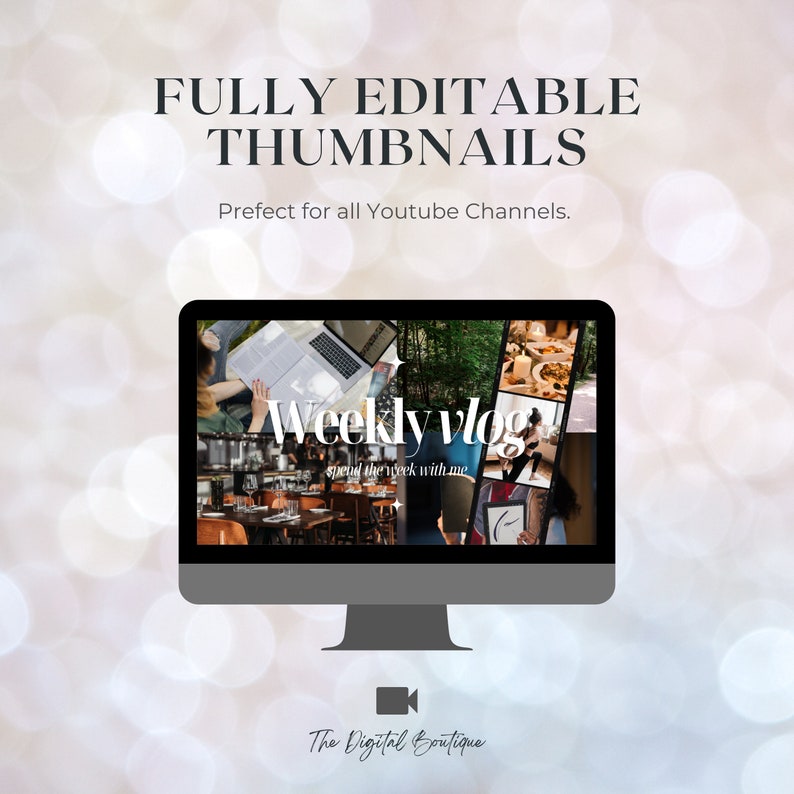 Youtube Channel Thumbnail Templates, Youtube Channel Branding Kit ...