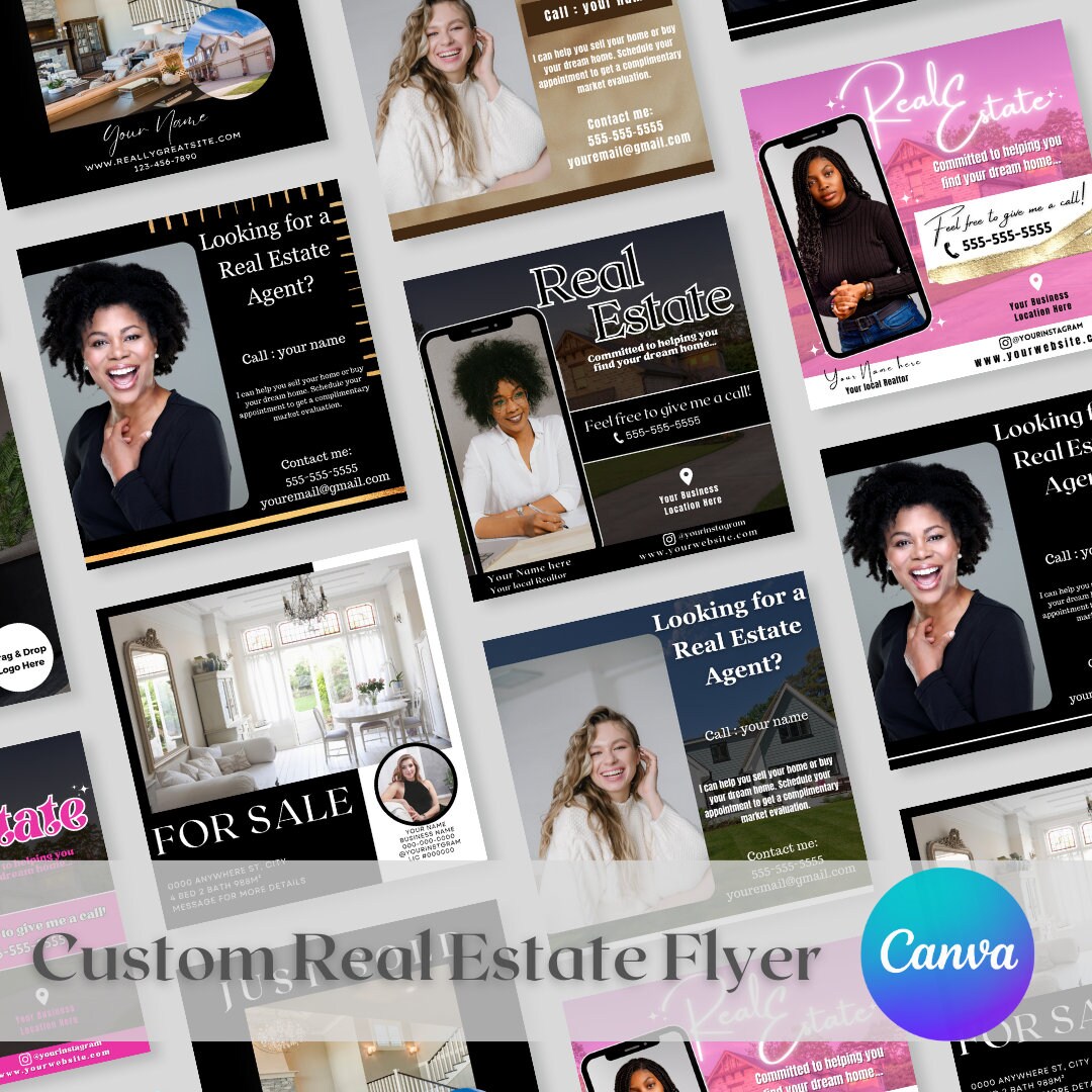 Custom Real Estate Agent Flyer Design, Custom Instagram Flyer ...