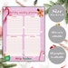 Christmas Planner Template, Digital Editable Template, Holiday Weekly ...