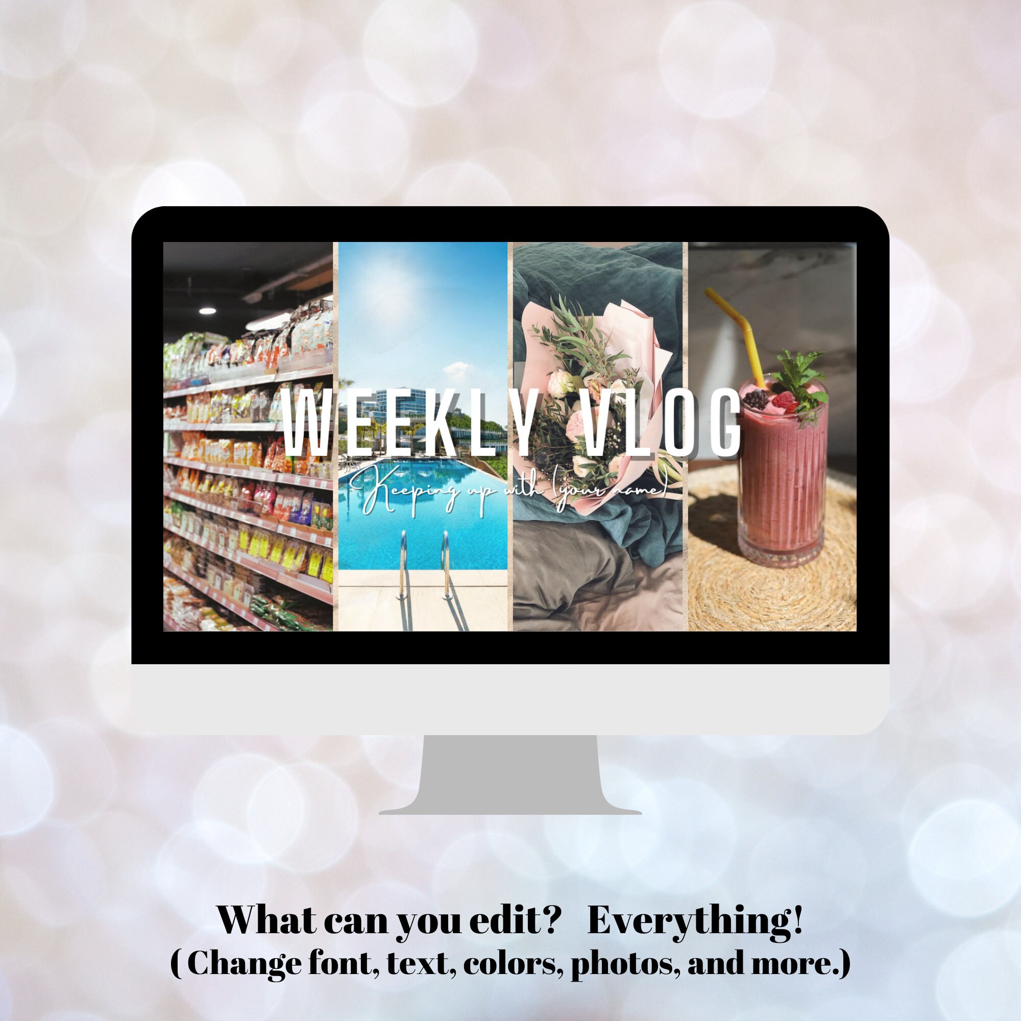 Youtube Channel Branding Kit Templates, Minimalist Youtube Thumbnails ...