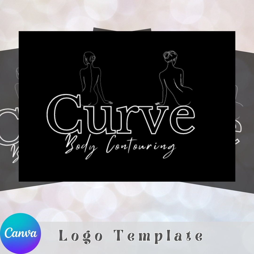 DIY Body Contouring Logo, Body Contour Logo, Body Waxing, Premade Spa ...