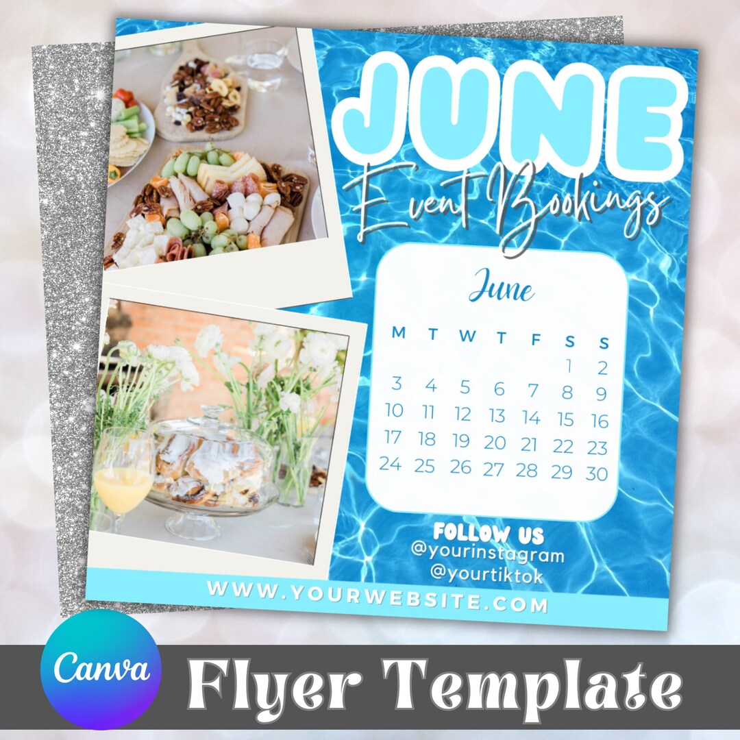 Meal Prep Flyer Template, Editable Flyer Template, Meal Plan Flyer ...