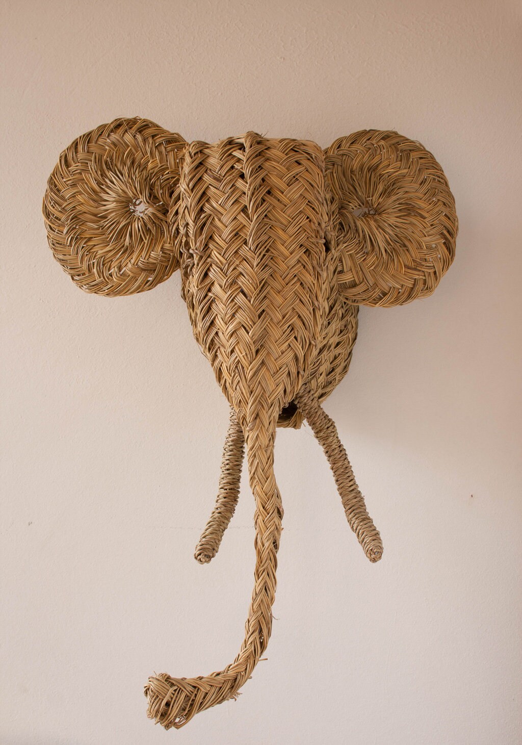 Wicker Elephant Head - Etsy