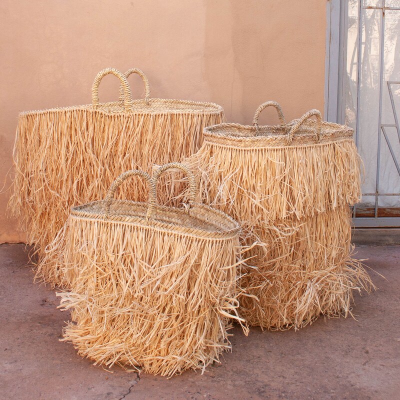 Fringe Basket - Etsy