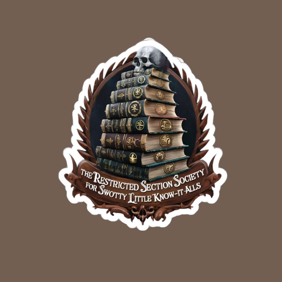 Restricted Section Society Fanfict, Dramione Vinyl Sticker for Kindle ...