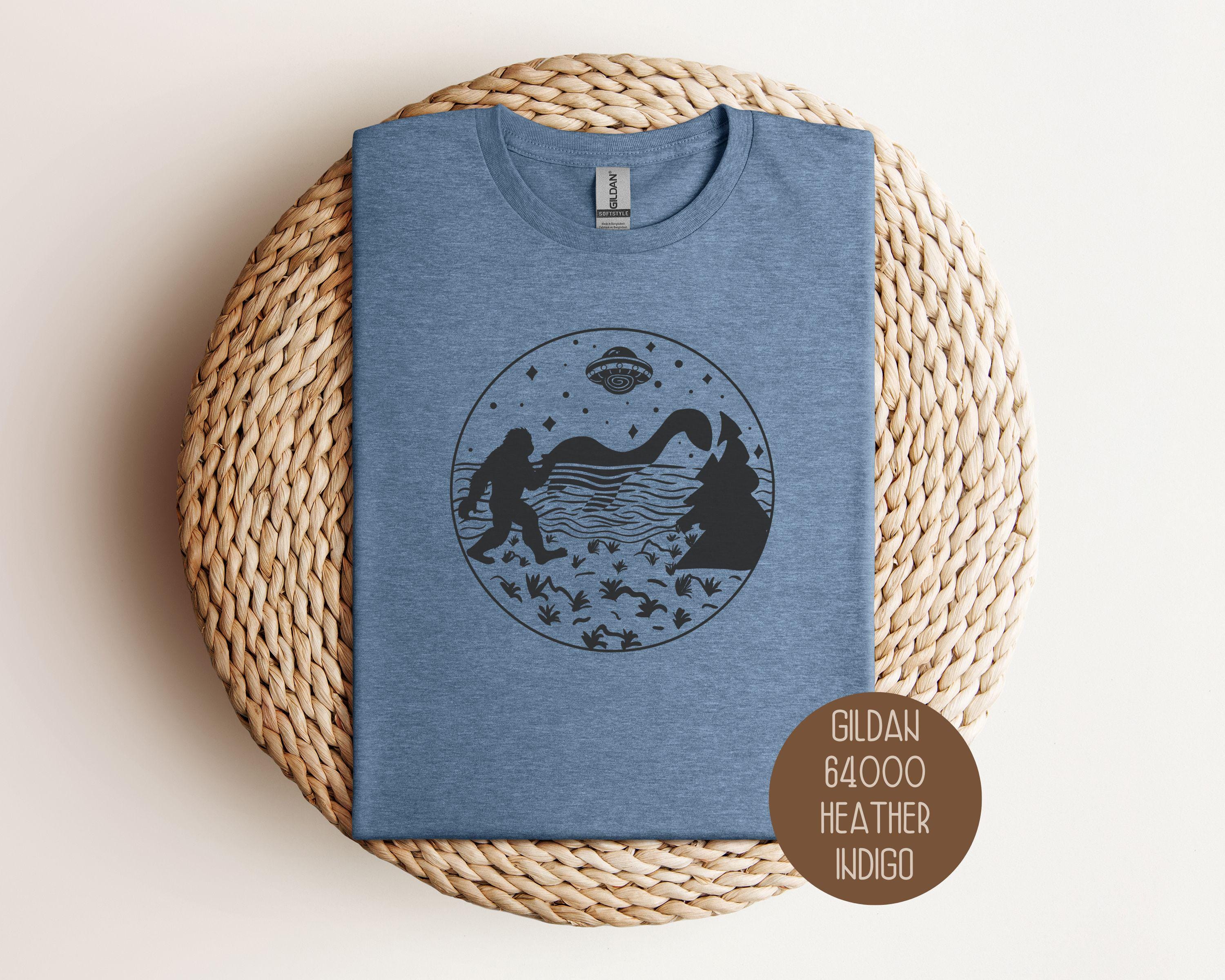 Bigfoot Loch Ness Monster UFO Shirt, Happinessie Spirit Animal T-shirt ...