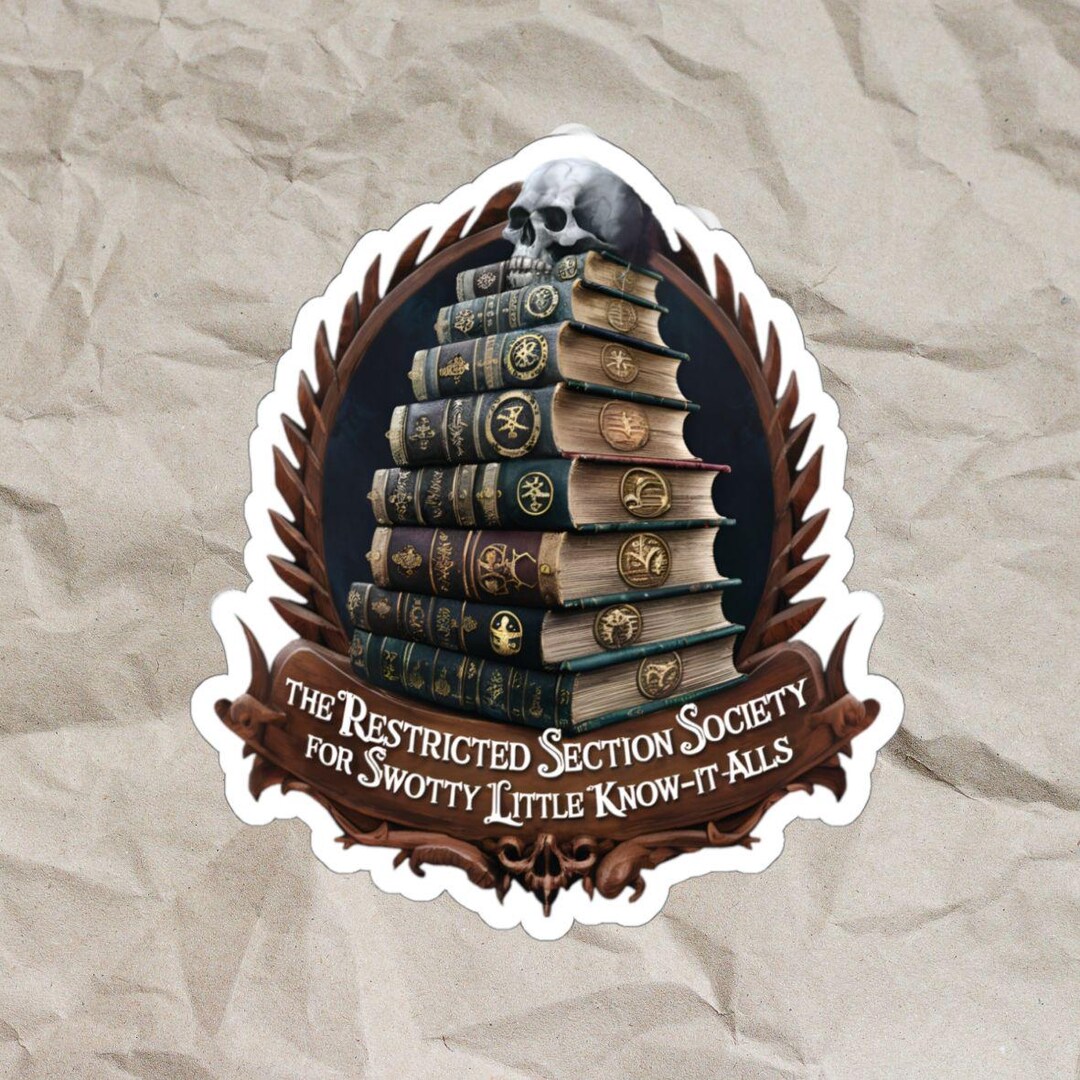 Restricted Section Society Fanfict, Dramione Vinyl Sticker for Kindle ...