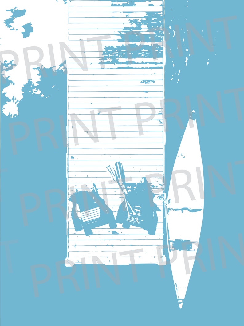 Go Jump in the Lake Prints | Set of 2 | Preppy Lake Poster | Lake House ...