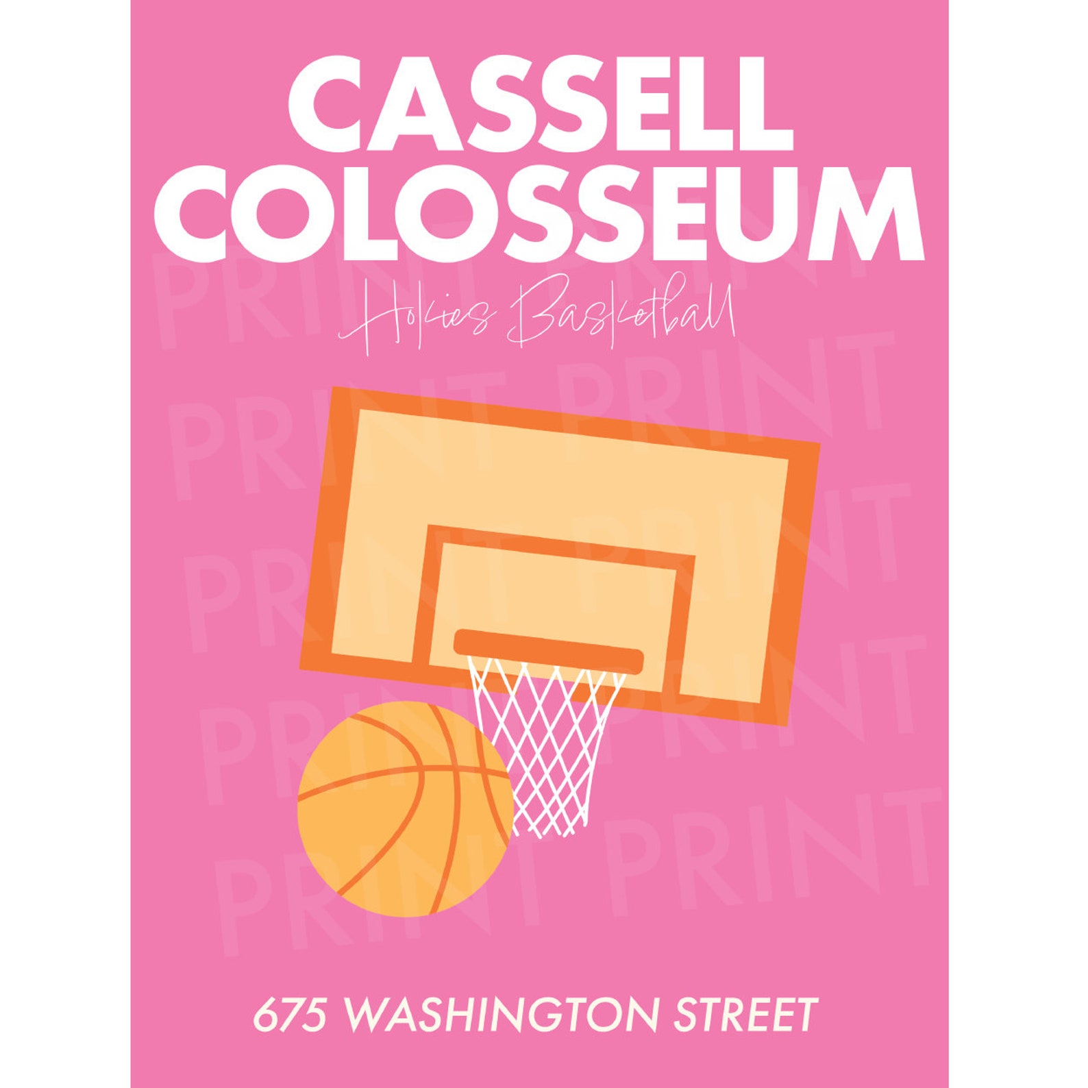 Virginia Tech Preppy Poster Prints 4x5, 8x10, 16x20 - Etsy