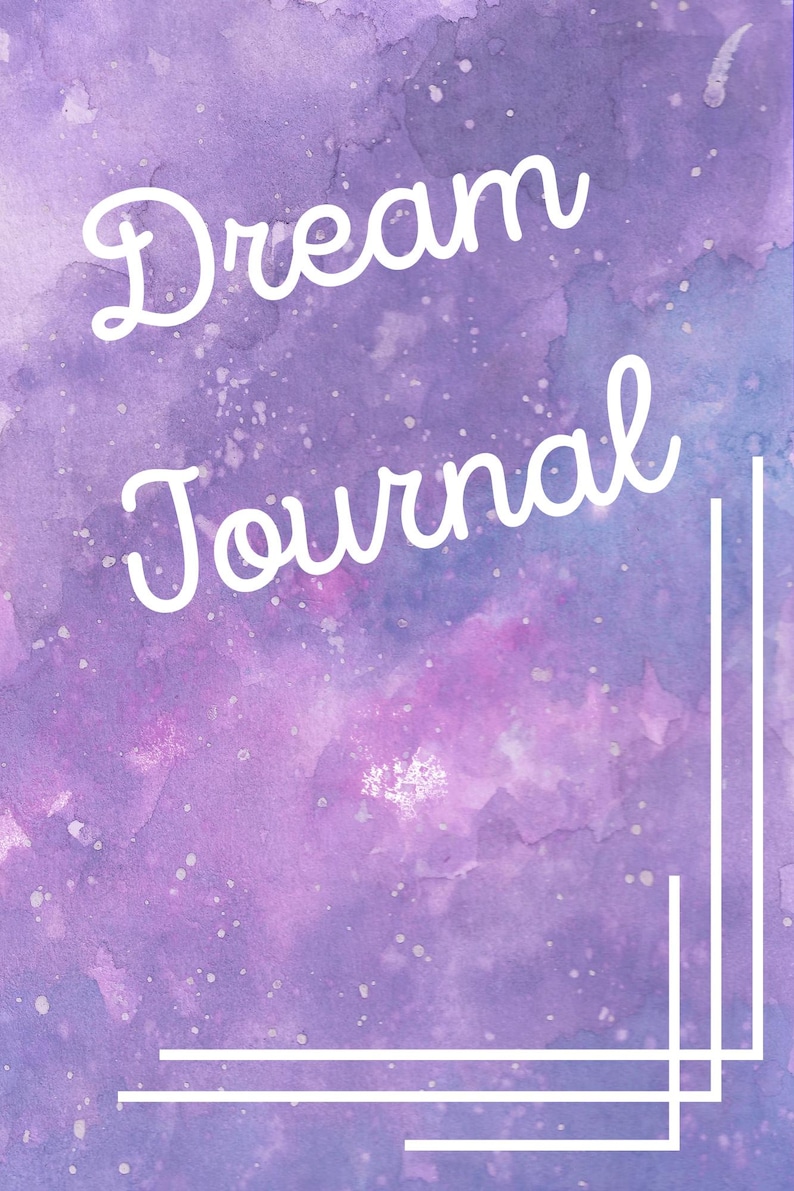 Printable Dream Journal | Dream Tracker and Reflection Journal | Sleep ...