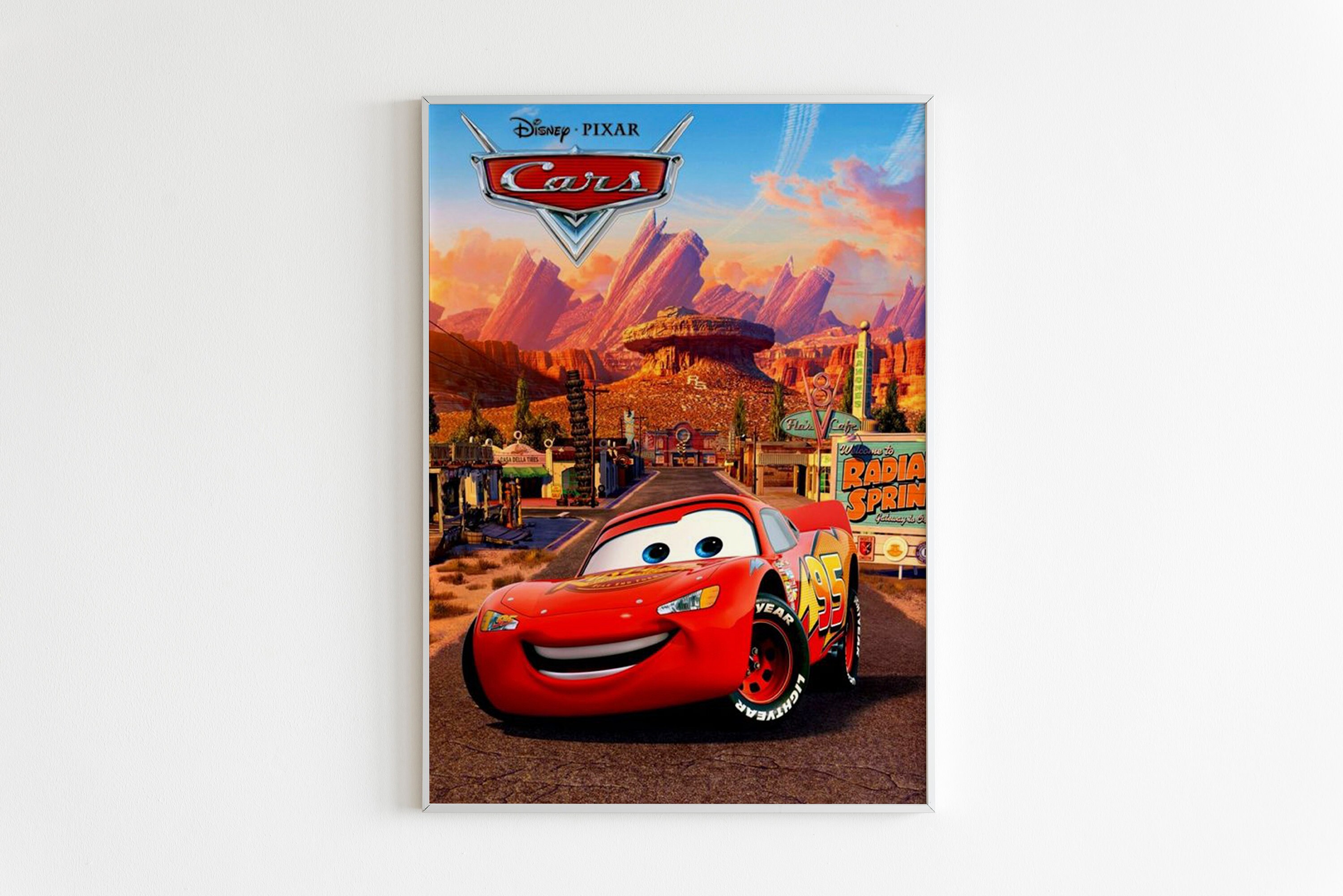 Póster Disney Cars, Cars Movie Poster, Cars Pixar, Lightning McQueen ...