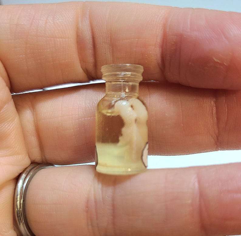 Miniature Specimen Bottle for Curio Cabinet, Science Lab - 1:12 Scale ...