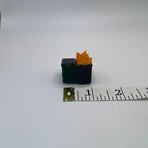 Teeny Tiny 3D Printed Dumpster Fire – Funny Desk Decor - Etsy