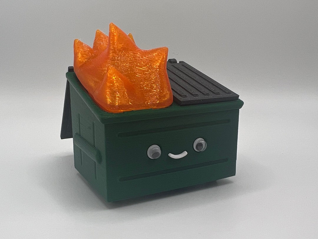 Dumpster Fire With Battery Flickering Light multiple Color ...