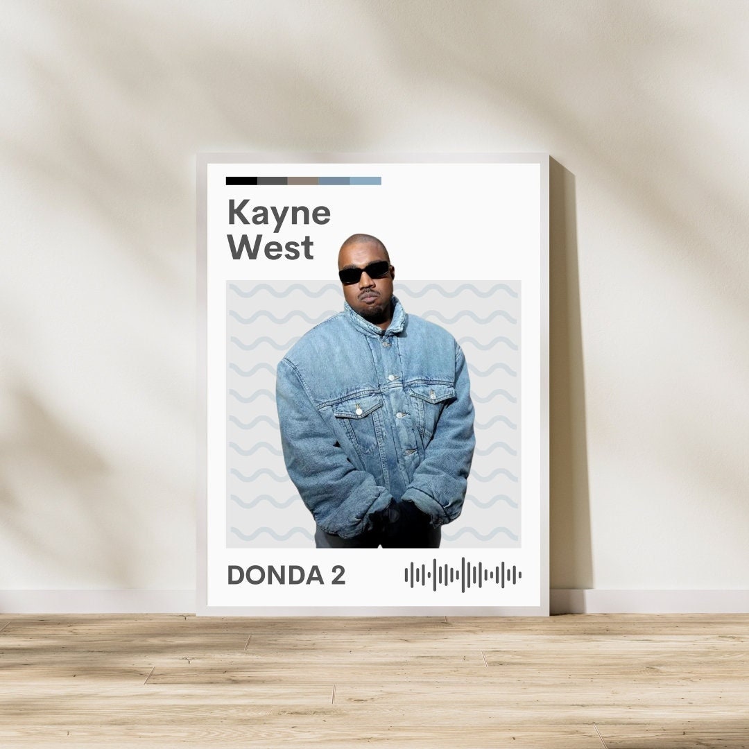 Kayne West Printable Rap Wall Decor Poster Hiphop Music Poster ...