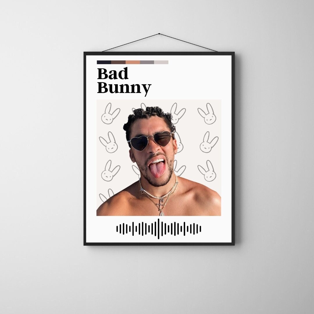Bad Bunny Poster Rapper Tour Poster venduto da Rayshell Trophy | SKU ...