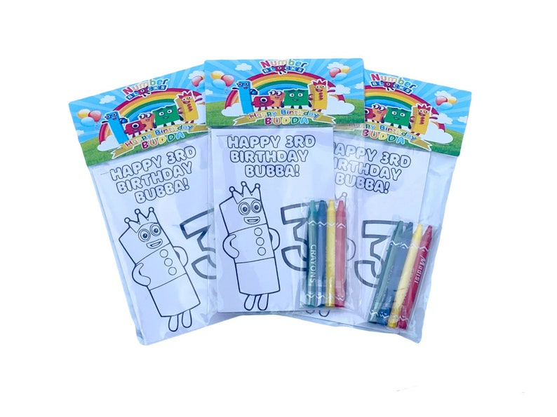Coloring Book Party Favor - Etsy