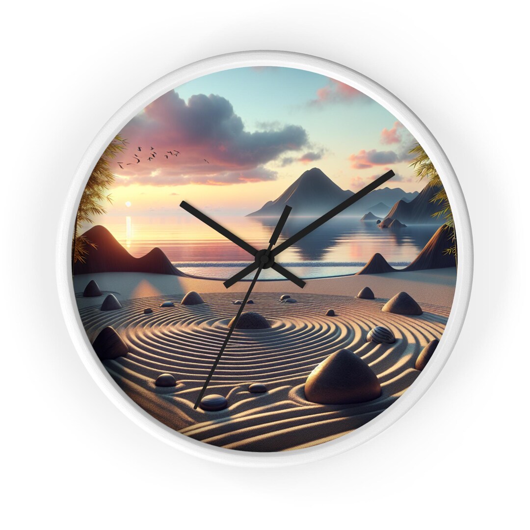 Zen Garden Clock - Etsy
