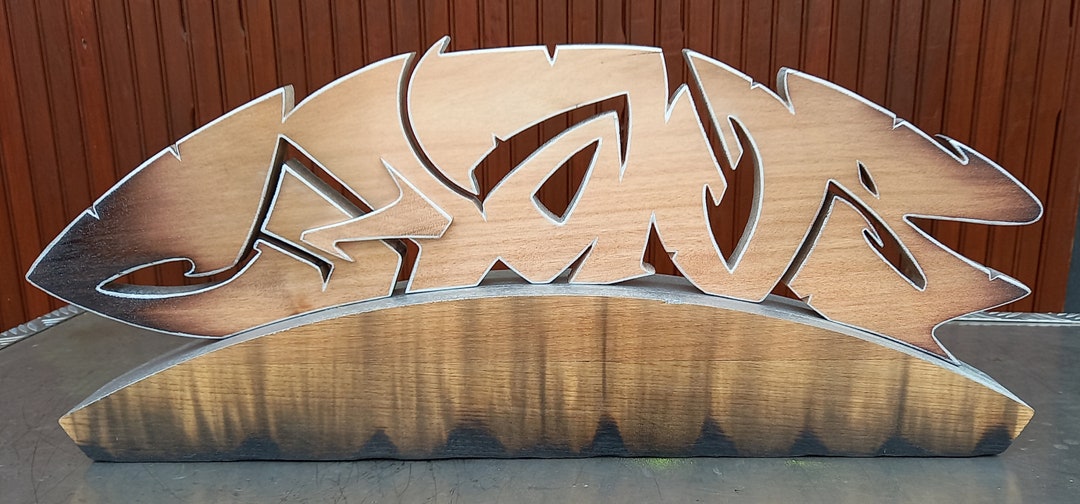 CHAOS! Wooden Street Art - Graffitis En Bois - Hip Hop Sculpture - Arte ...