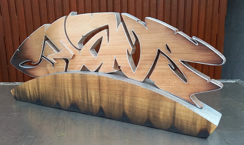CHAOS! Wooden Street Art - Graffitis En Bois - Hip Hop Sculpture - Arte ...
