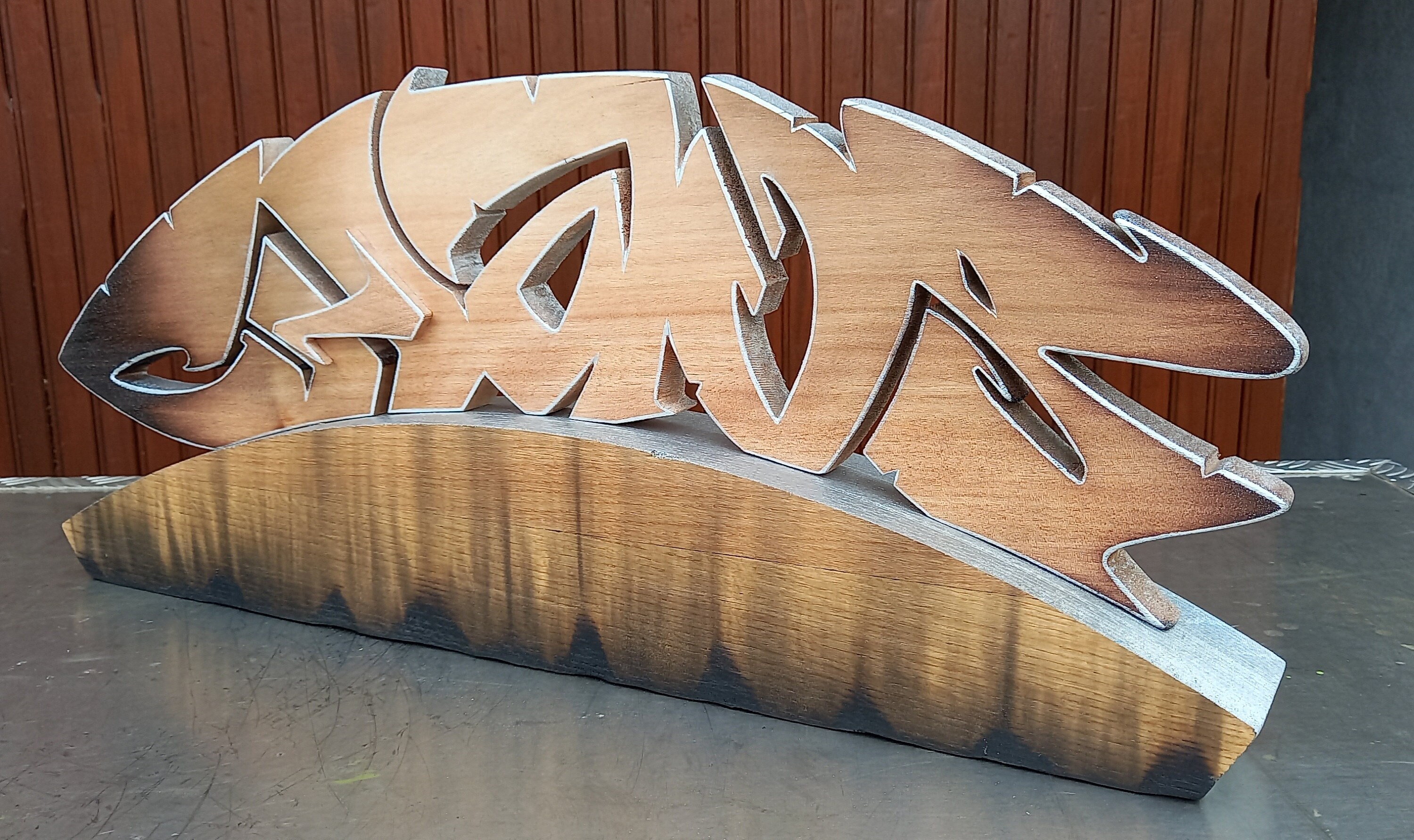 CHAOS! Wooden Street Art - Graffitis En Bois - Hip Hop Sculpture - Arte ...