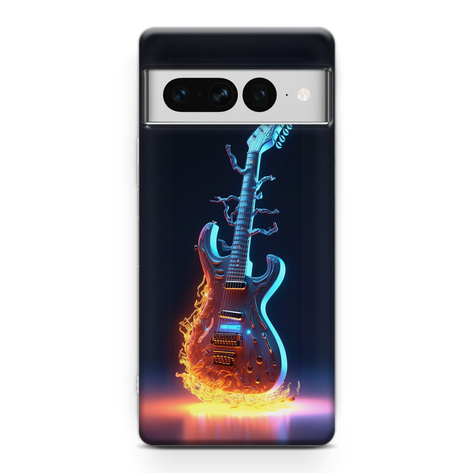 Electric Guitar Phone Case, Mystical Guitar Cover for Google Pixel 7A ...