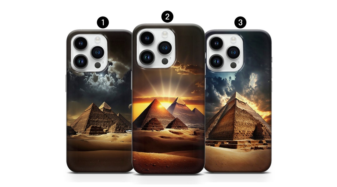 Egyptian Pyramids Phone Case Ancient Egypt Giza Cover iPhone 15 14 Pro ...