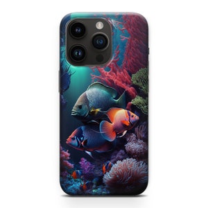 Ocean Fish Phone Case, Underwater World Cover for iPhone 14 Pro Max 13 ...