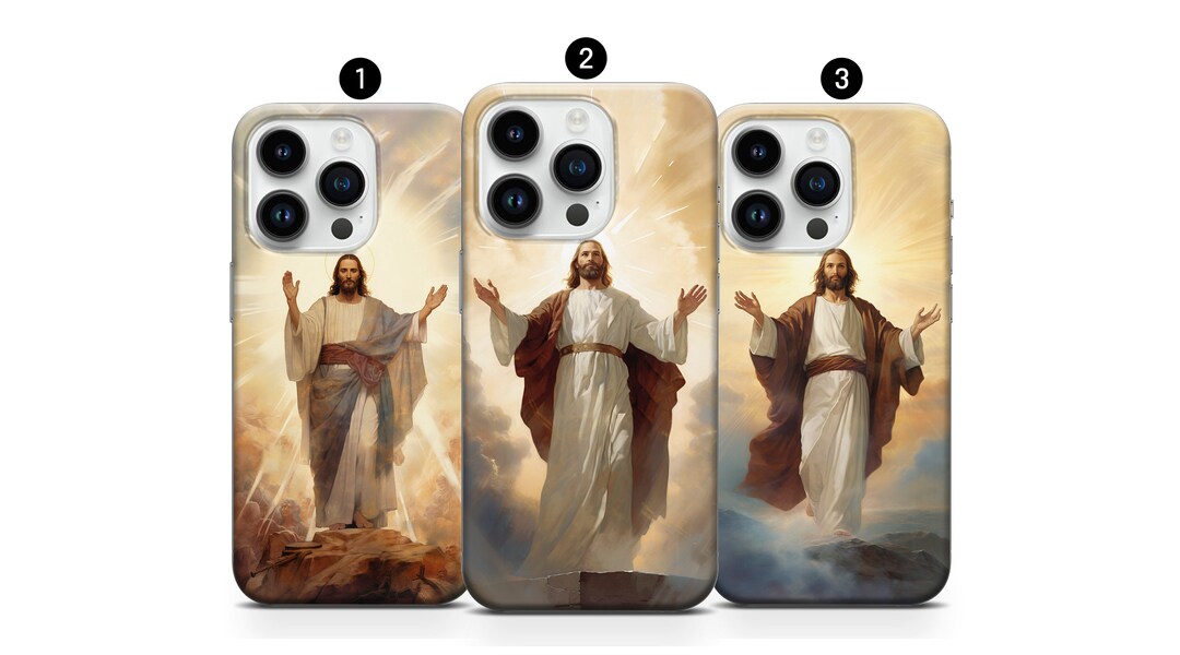 Redeemer Jesus Christ Phone Case, Christian Cover iPhone 15 14 Pro Max ...
