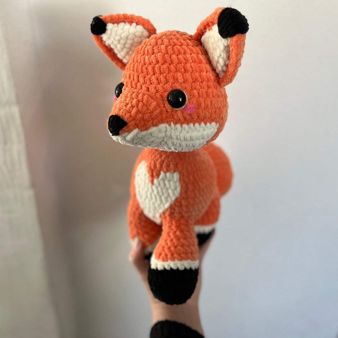 Freja the Fox - Crochet Amigurumi Pattern by @virkatavsofie - Etsy
