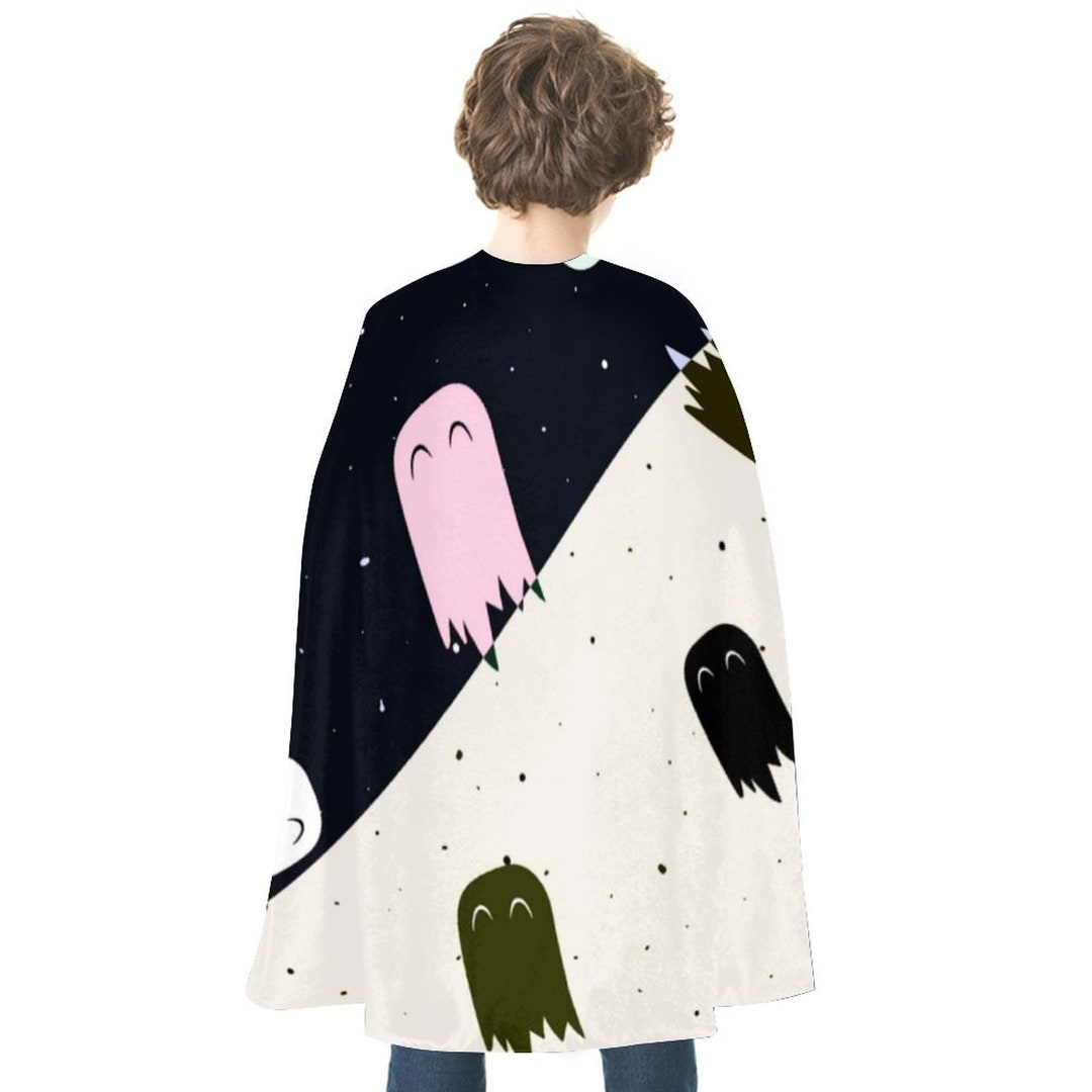 Halloween Cape Kids Halloween Cape Halloween Fun Halloween Ghost Cape ...