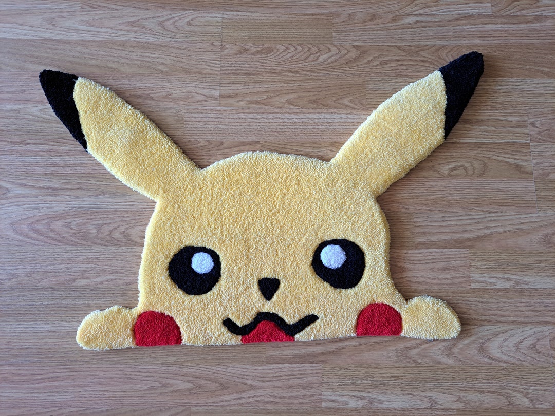 Pokemon Pikachu Tufted Rug - Etsy