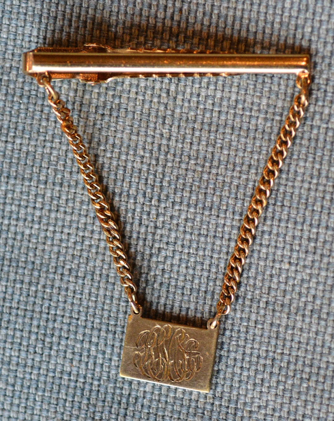 Handsome 1950's Anson Tie Clasp - Etsy