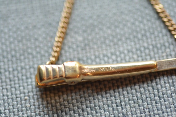 Handsome 1950's Anson tie clasp - Gem