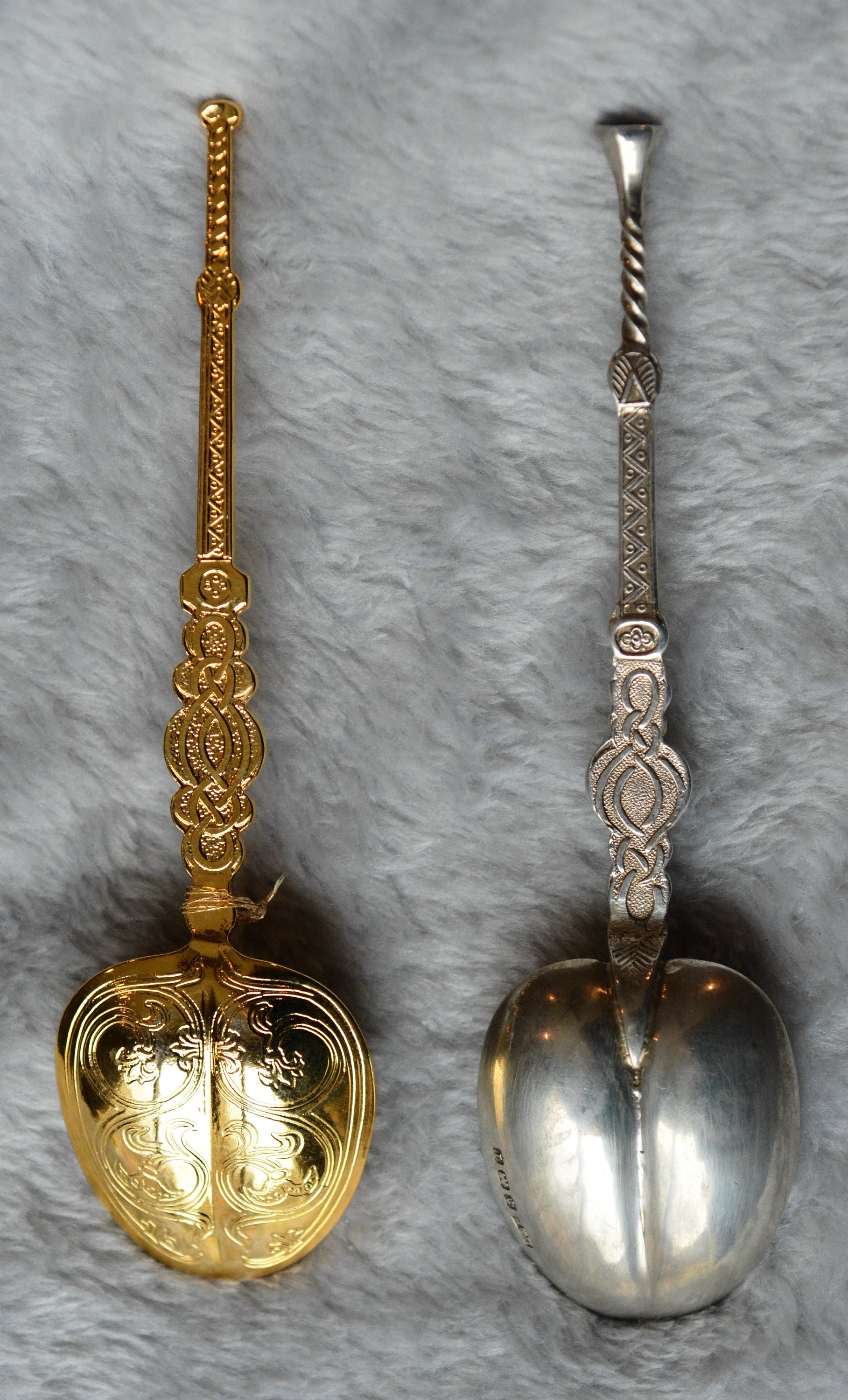1910 Sterling Silver English Cased Coronation Anointing Spoon and 1970 ...