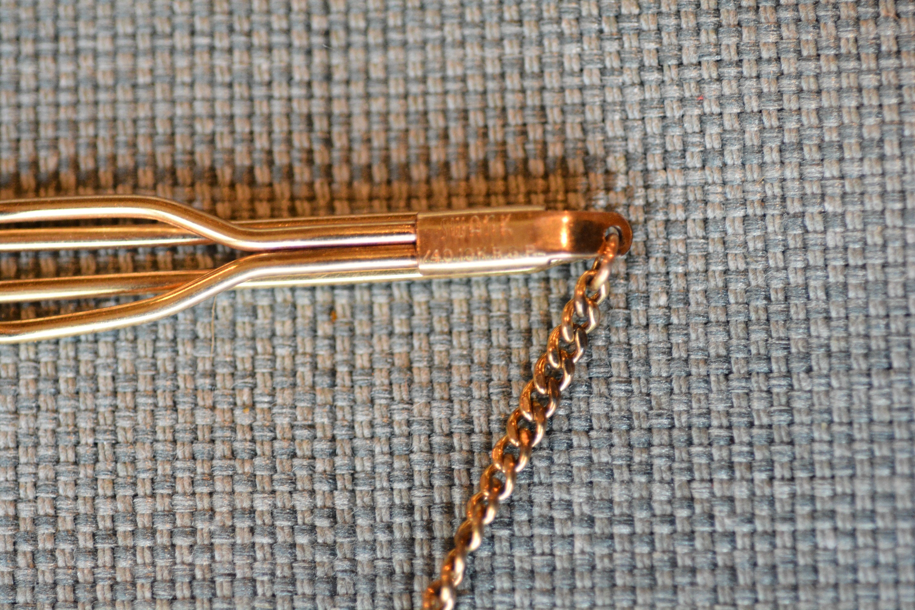 Handsome 1950's Anson Tie Clasp - Etsy