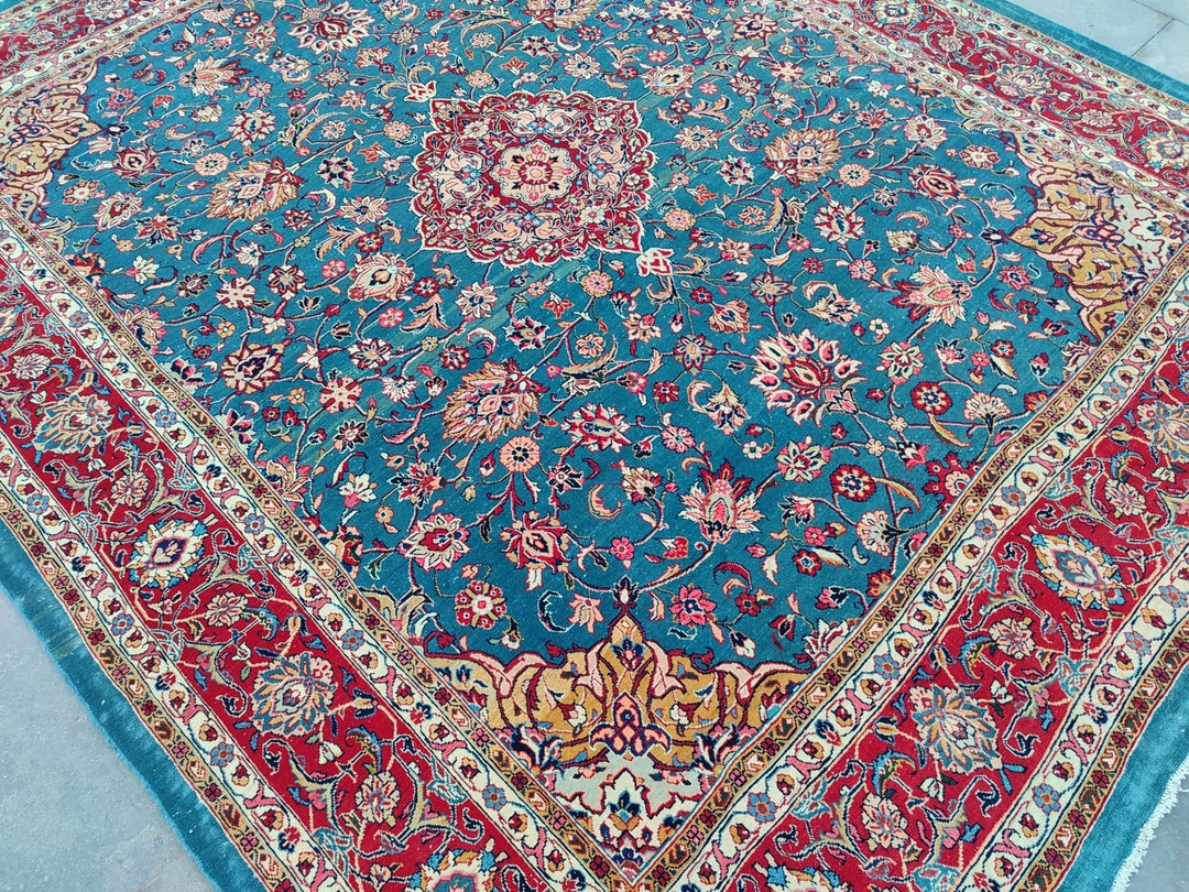 8x10 Persian Rug, Vintage 8x10 Heriz Area Rug, Afghan Area Rug 8x10 ...