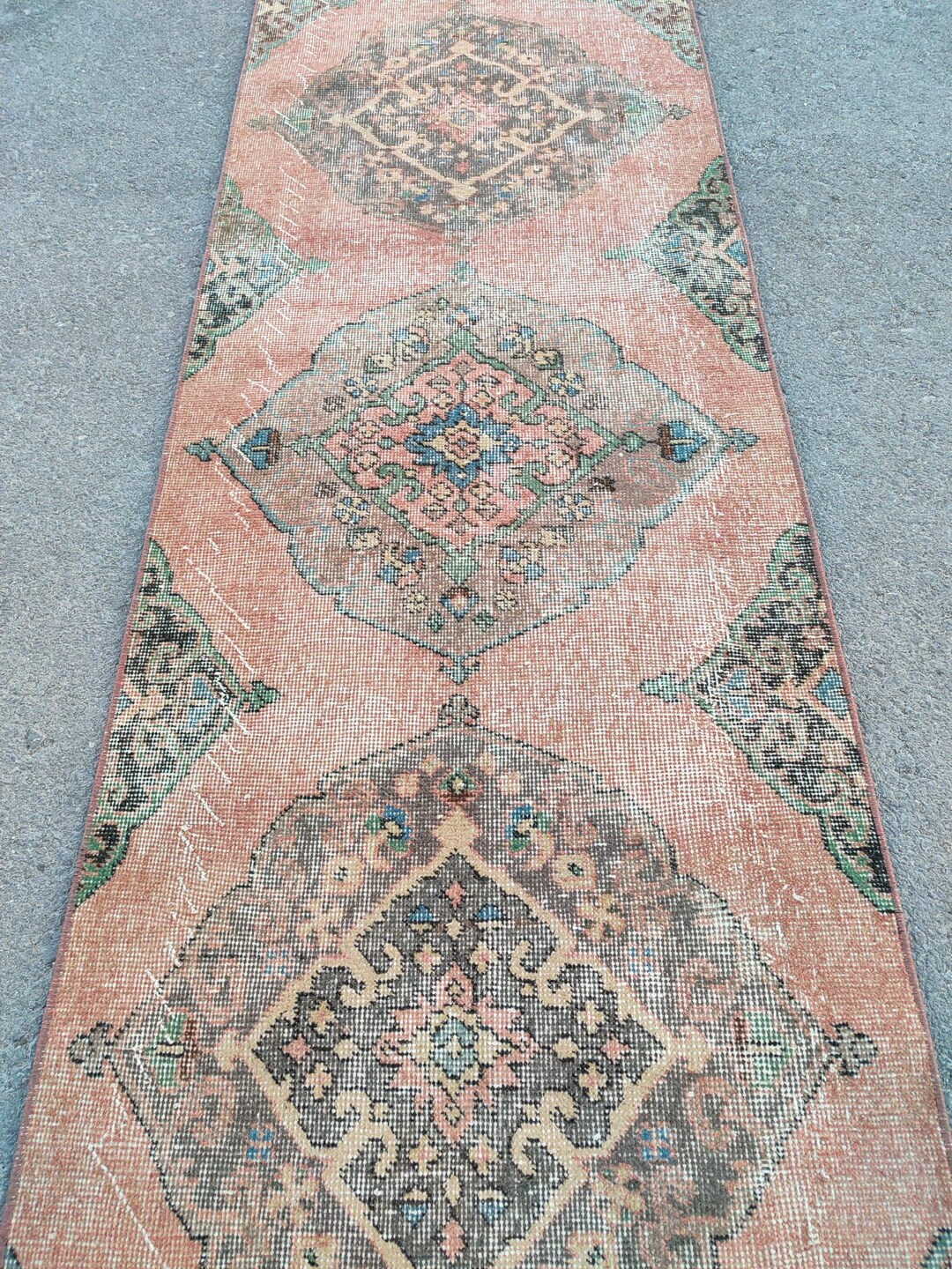 2.5 X 16 Ft, Skinny Extra Long Runner for Hallway, Persian Heriz Runner ...