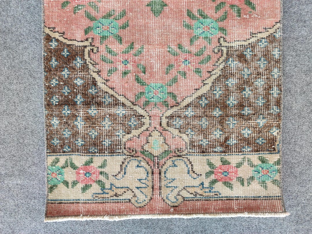 2x13 Runner Turkish, Skinny Runner Rug, Vintage Runner 2x13, Persian ...