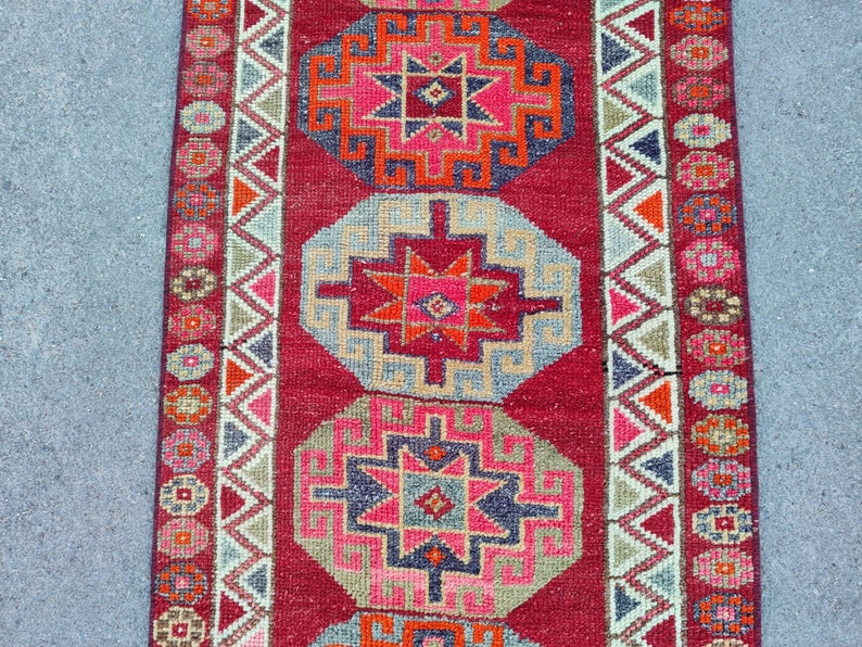 24 Feet Extra Long Runner Vibrant, Stair Rug, Long Herki Runner, Heriz ...