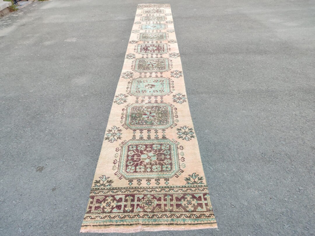 2'8" X 18' Ft, Turkish Runner 3x18, Vintage Runner 3x18, Extra Long ...