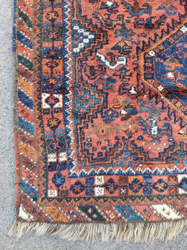 Rug 3x5 Persian Vintage Shiraz Rug Heriz Rug Small 3x5 - Etsy