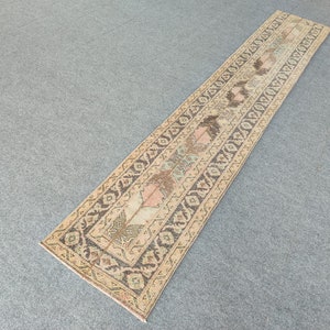 Runner Rug 2x12, Skinny Runner Rug, Narrow Turkish Runner 2x12, Vintage ...