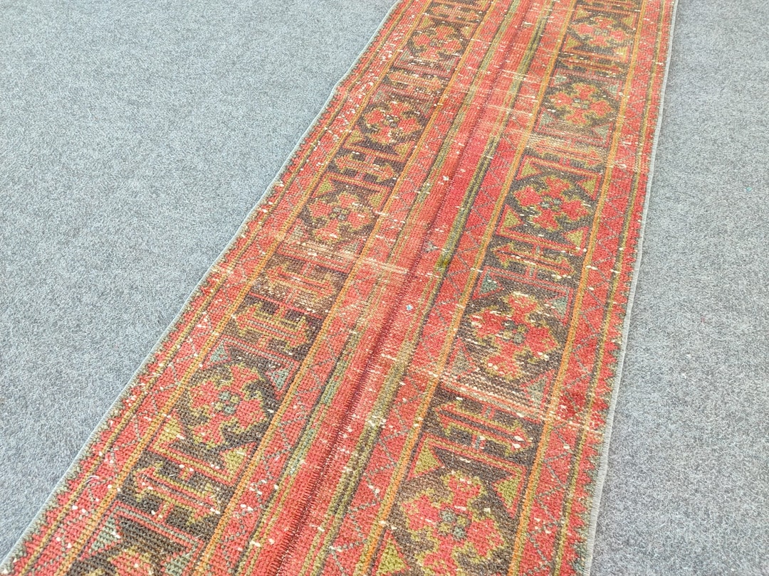 Runner 2x12 Rug, Stair Rug Runner, Heriz Runner Rug 2x12 Dark Color ...