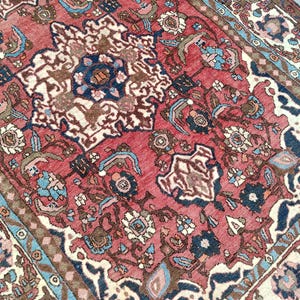 1940's Antique Rug 5x7, Persian Rug 5x7, Heriz Rug 5x7 Vintage, Afghan ...