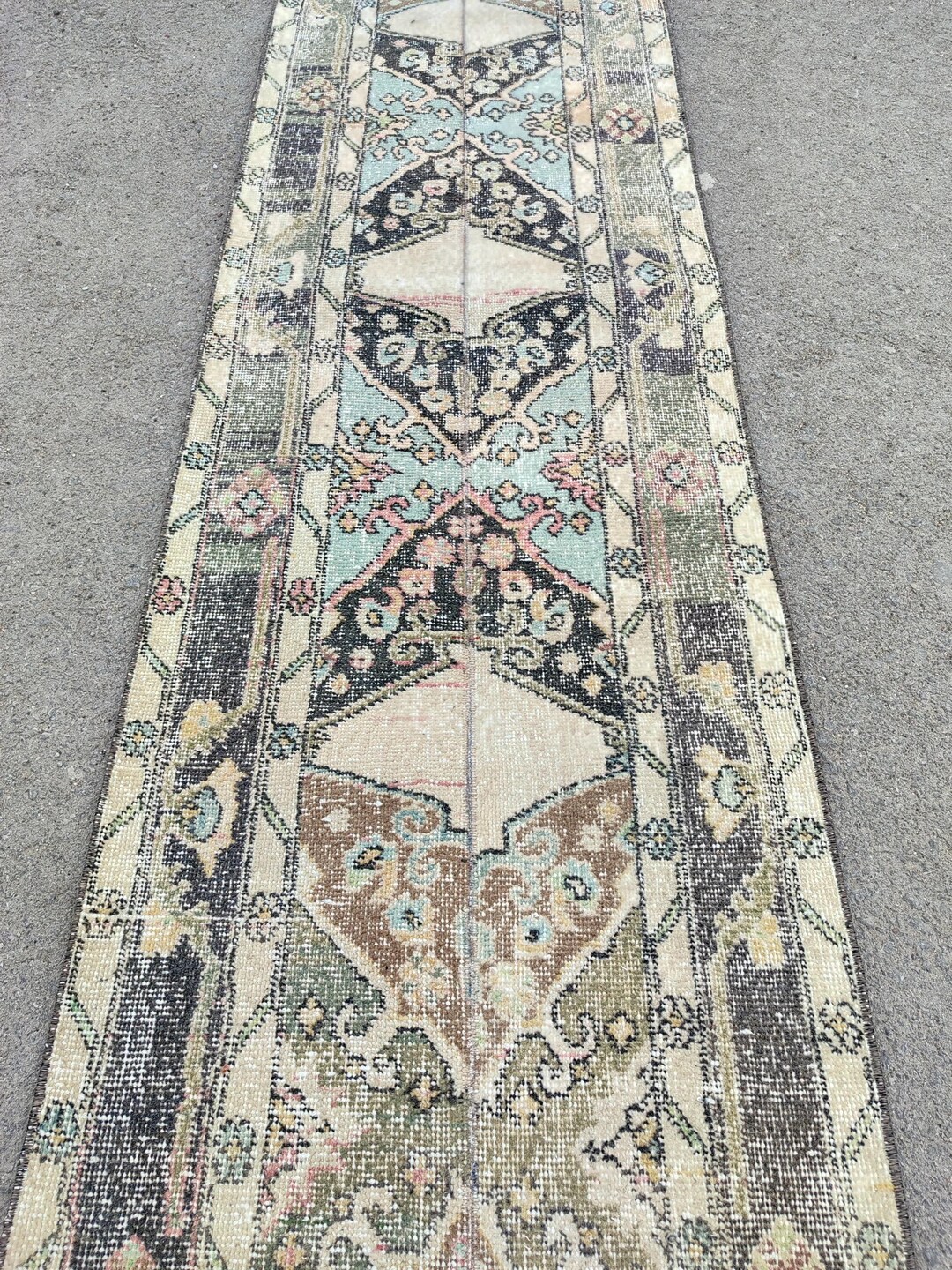 Runner 2x22 Turkish, Extra Long Runner Rug Vintage 2x22, Long Runner ...