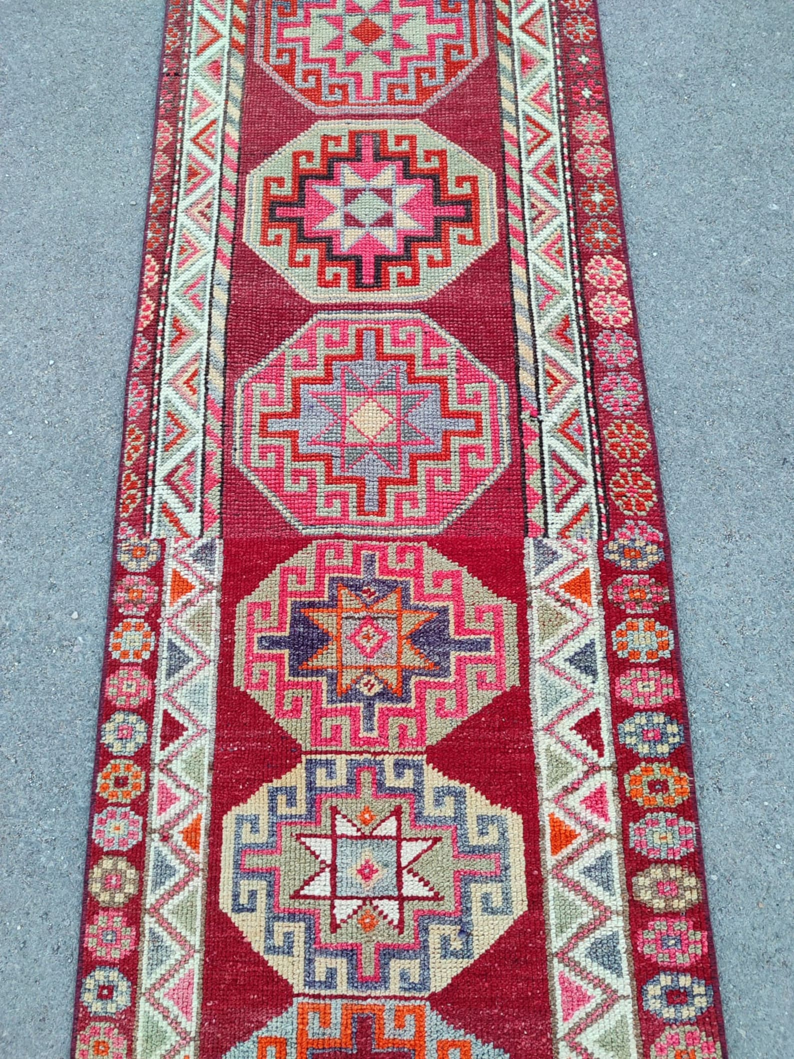 24 Feet Extra Long Runner Vibrant Stair Rug Long Herki - Etsy